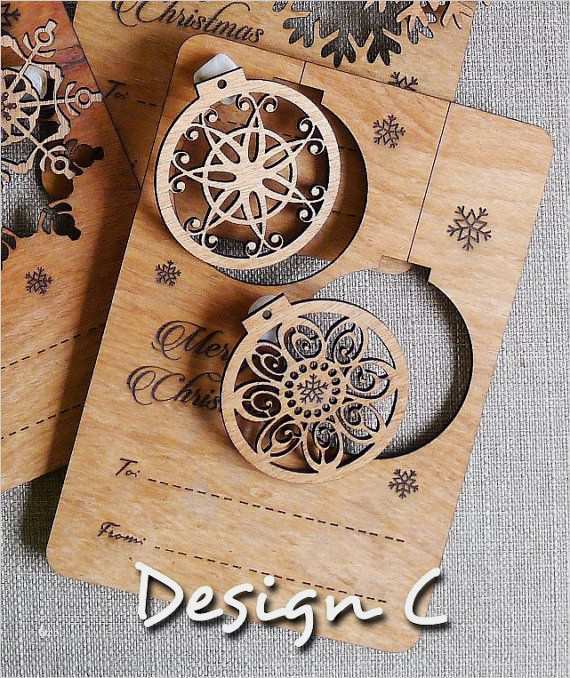 Laser Cut Vorlagen Beste Multiple Uses Wooden Christmas Card Design C 