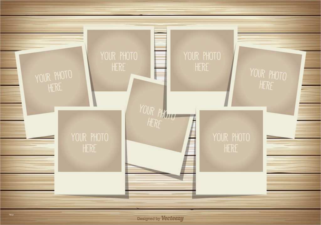 Polaroid Collage Template
