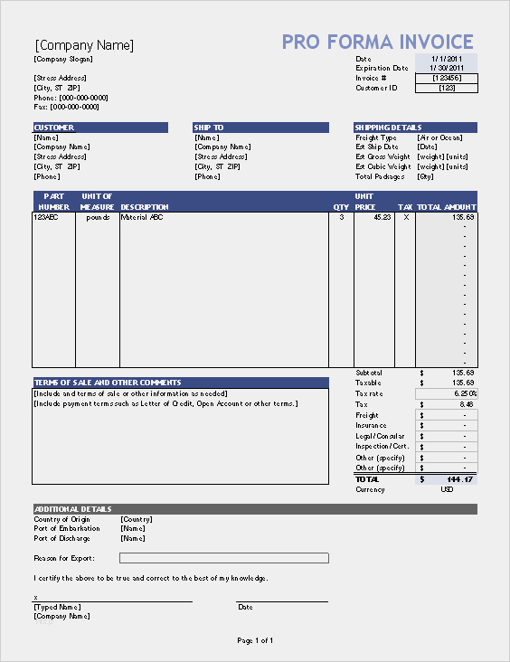 Vorlage Invoice Gut Proforma Fatura Nedir ngilizce Ve T rk e Proforma 