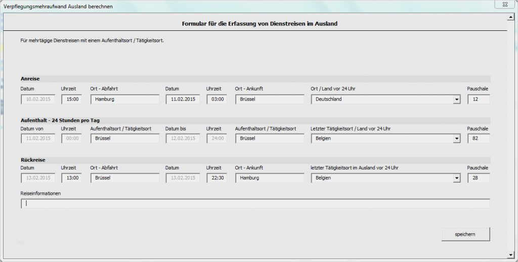 Vorlage Verpflegungsmehraufwand Excel Erstaunlich ... Vorlage Verpflegungsmehraufwand Excel Erstaunlich ...